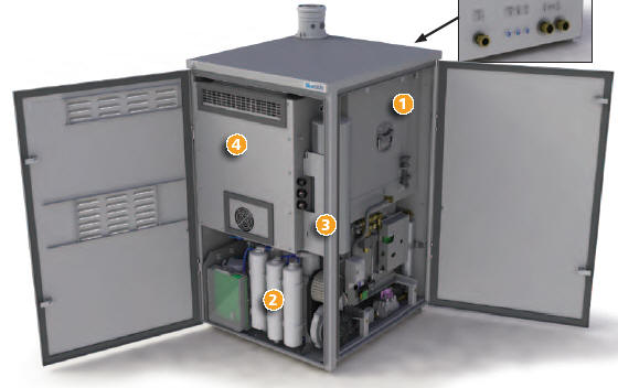 Ceramic Fuel Cell Bluegen Fuel Cell Micro Chp Unit